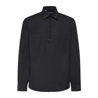 Dolce & Gabbana Military Shirt - - Shirts - Herren - Schwarzk - 3XS