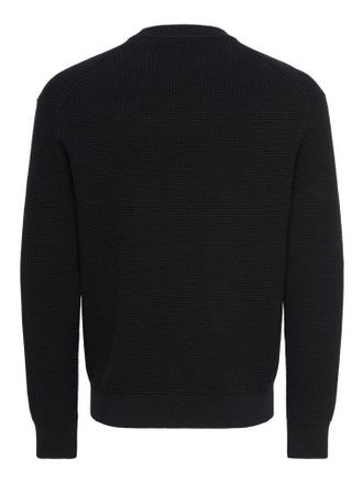 Only & Sons Rundhalspullover ONSMARIUS LS WAFFLE CREW REG OTL Baumwollmischung, regular fit