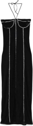 Os&eacute;ree Femme, Robes, Noir, Taille: 40 FR Gem Midi Dress