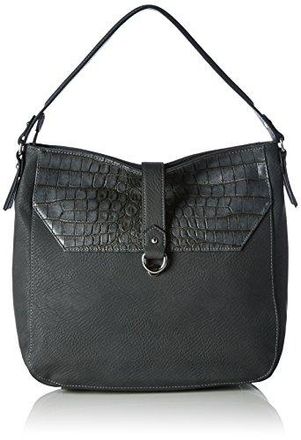 s.Oliver 39-610-94-7802, Sac à Main Femme, Gris (Gull Grey 9650), 30x29x12 cm (B x H x T)