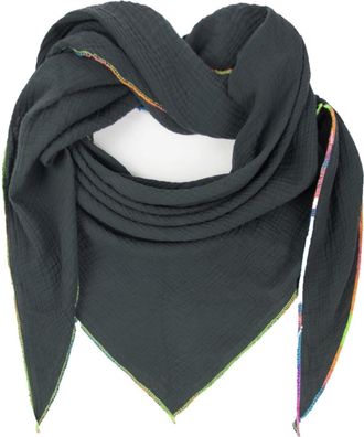 Glamexx24 XXL Schal f&uuml;r Damen oder Herren. Baumwollschal mit Farbverlauf an der Naht. Winterschal. Sehr warm und weich auf der Haut Made Italy