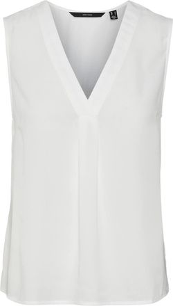 Vero Moda Vero Moda Womens VMDERMA SL WVN GA Top, Snow White, M