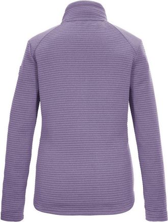 Killtec Strickjacke KOS 12 WMN FLX JCKT Elastische Damenjacke, gestreift, mit Kinnschutz und Taschen