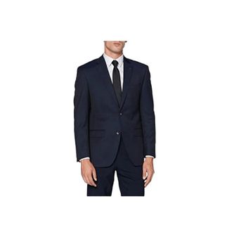Roy Robson Tasmanien Wolle Zwei-Knopf Anzug - - Jackets - Herren - Blau - 2XL