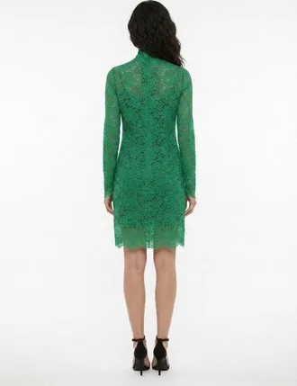 Dolce & Gabbana Womens Green Cotton Casual Dress