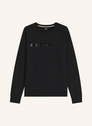 HUGO BOSS Loungewear Oberteil Authentic Sweatshirt Regular Fit schwarz