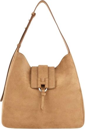 Hogan Femme, Sacs, Beige, Taille: ONE Size Hocket Hobo Bag