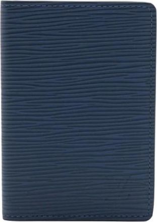 Louis Vuitton unisex, Pre-owned, Bleu, Taille: ONE Size Porte-cl&eacute;s en cuir Pre-owned