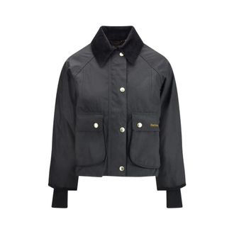 Barbour Wachsjacke mit moderner verk&uuml;rzter Passform - - Jackets - Damen - Schwarzk - M