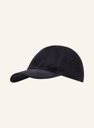 COS Cos Leder-Cap blau