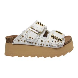 Colors Of California Femme, Chaussures, Blanc, Taille: 40 EU Tongs