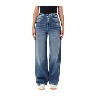 Icon Denim Los Angeles Poppy Wide Leg Jeans - Femme - Jeans - Noir - Taille: W26