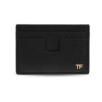Tom Ford Kleiner Kartenhalter aus genarbtem Leder - - Accessories - Herren - Schwarzk - ONE SIZE