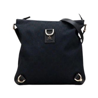 Gucci Sac bandouli&egrave;re en toile Pre-owned - Femme - Pre-owned - Bleu - Taille: ONE Size
