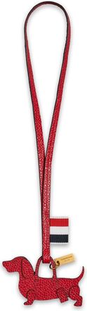 Thom Browne porte-cl&eacute;s Hector - Rouge
