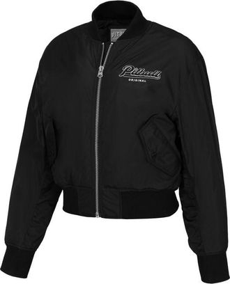 Pitbull Pitbull Damen &Uuml;bergangsjacke im Oversize-Schnitt, Bomber-Stil Angel Bomberjacke Bomber Jacke f&uuml;r Frauen Fr&uuml;hlingsjacke S