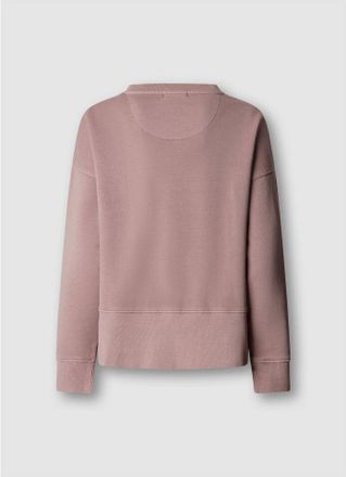 Pepe Jeans London Sweatshirt CINTIA mit breitem Rippb&uuml;ndchen, Rundhals