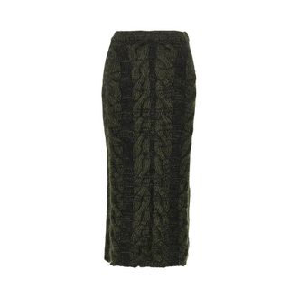 Khaite Ziva knitted long skirt Woman S