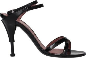 Premiata Femme, Chaussures, Noir, Taille: 39 EU Sandales en cuir &agrave; talons aiguilles