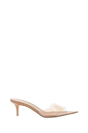 Gianvito Rossi Sandalen - Elle 55 Mule - Gr. 40 (EU) - in Beige - f&uuml;r Damen
