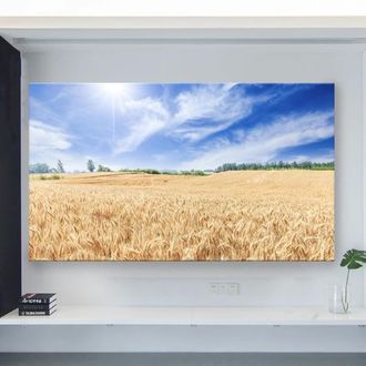 Generic Computer-tv-Monitor-schutzhülle, Landschaftsdruck, Elastisches Gewebe, Wandmontierter, Wasserdichter Tv-staubschutz, Innen-displayschutz Für Led-LCD(S