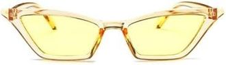 Generic Lunettes De Soleil Ville À Petite Monture For Hommes, Sport For Femmes, Conduite En Plein Air(Yellow)