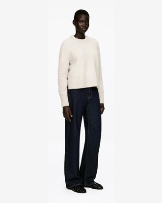 Arket Pullover Aus Alpakawolle Und Wolle -Beige