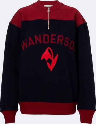 J.W.Anderson Besticktes Sweatshirt aus einem Wollgemisch
