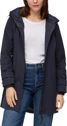 s.Oliver Mantel mit Logo-Reißverschluss