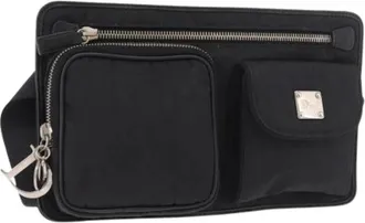 Dior Pre-owned Trotter Canvas Belt Bag - Femme - Pre-owned - Noir - Taille: ONE Size