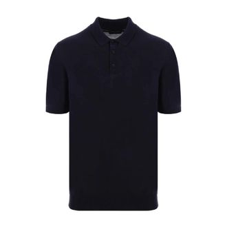 Roberto Collina Navy Polo Shirt Casual Style - - Tops - Herren - Schwarzk - S