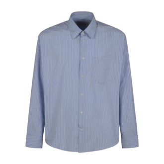 Ami Homme, Chemises, Multicolore, Taille: XS Quota Boxy Long-Sleeve Shirt