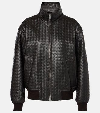 Bottega Veneta Veste en cuir Intrecciato