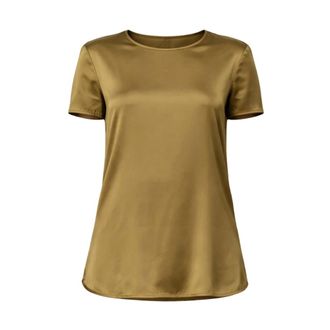 Max Mara Femme, Tops, Vert, Taille: 38 FR Cortona Blouse