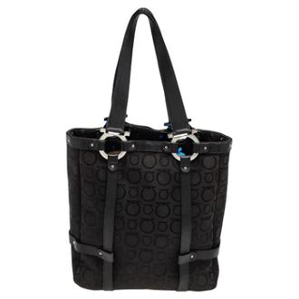 Ferragamo Pre-owned Canvas totes - - Pre-owned - Damen - Schwarzk - ONE SIZE