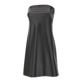 Courr&egrave;ges Bustier Lingerie Kleid - - Dresses - Damen - Schwarzk - XS