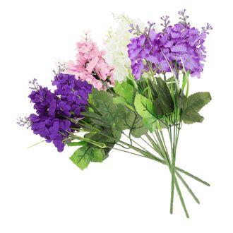 BESPORTBLE K&uuml;nstliche Hyazinthenzweige mit Langen Stielen Farbenfrohe K&uuml;nstliche Blumen f&uuml;r Vasenarrangements Hochzeitstischdeko und Festliche Heimdekoration