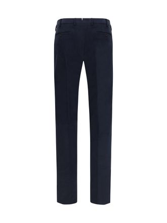 Germano Mens Tailored Corduroy Pants 202 Cotton; Elastane Trousers