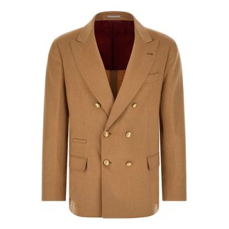 Brunello Cucinelli Blazer - - Suits - Herren - Beige - L