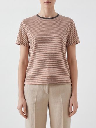 Brunello Cucinelli T-Shirt Femme couleur Orange