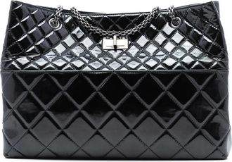 Chanel Shopper - Quilted Patent Reissue 2.55 Tote - Gr. unisize - in Schwarz - f&uuml;r Damen