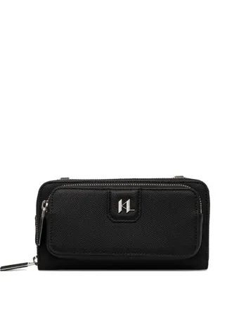 Karl Lagerfeld G&uuml;rteltasche mit Logo-Schild - Schwarz