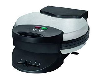 T-fal WM310D Gaufrier en forme de coeur, pour gaufres en forme de coeur, r&eacute;gulateur de temp&eacute;rature en continu, plaques antiadh&eacute;sives, bac r&eacute;cup&eacute;rateur de p&acirc;