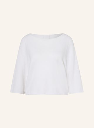 Allude Allude Cashmere-Pullover Mit 3/4-Arm weiss