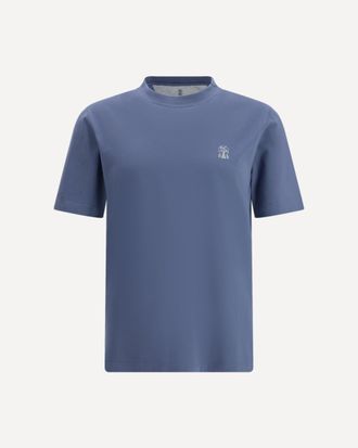 Brunello Cucinelli Logoed T-shirt Male S