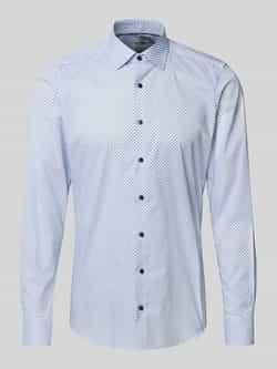 Olymp Level 5 Slim Fit Business-Hemd mit Kentkragen