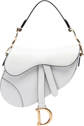 Dior Pre-owned The Saddle - Femme - Pre-owned - Blanc - Taille: ONE Size