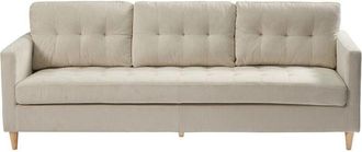 ebuy24 Ebuy24 - Marino canapé 3 personnes velours côtelé sable