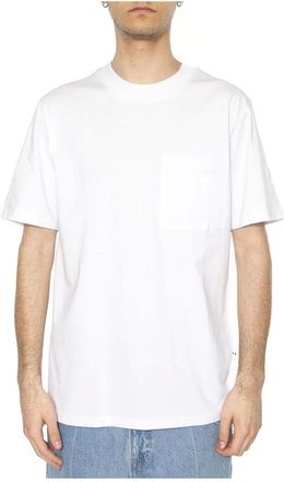 Minimum Homme, Tops, Blanc, Taille: M T-shirt ras du cou