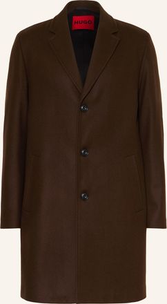 HUGO BOSS Hugo Wollmantel Malte braun